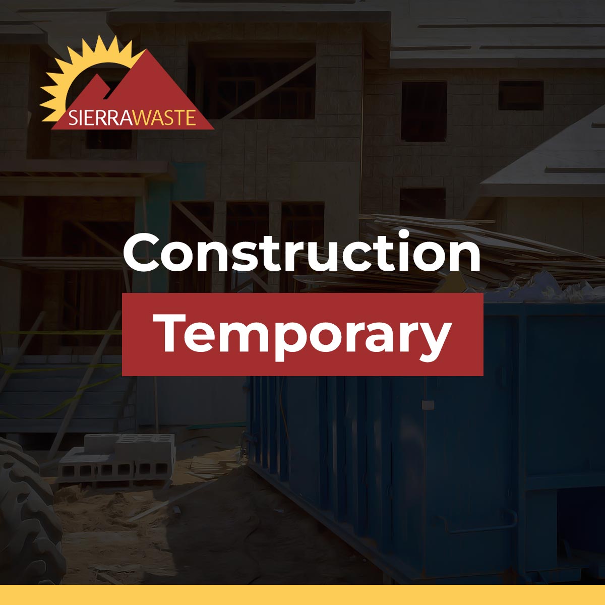 Construction Waste Management Services | Sierra Waste